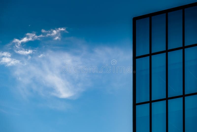 Opened Window on Blue Sky Background Stock Image - Image of wallpaper ...
