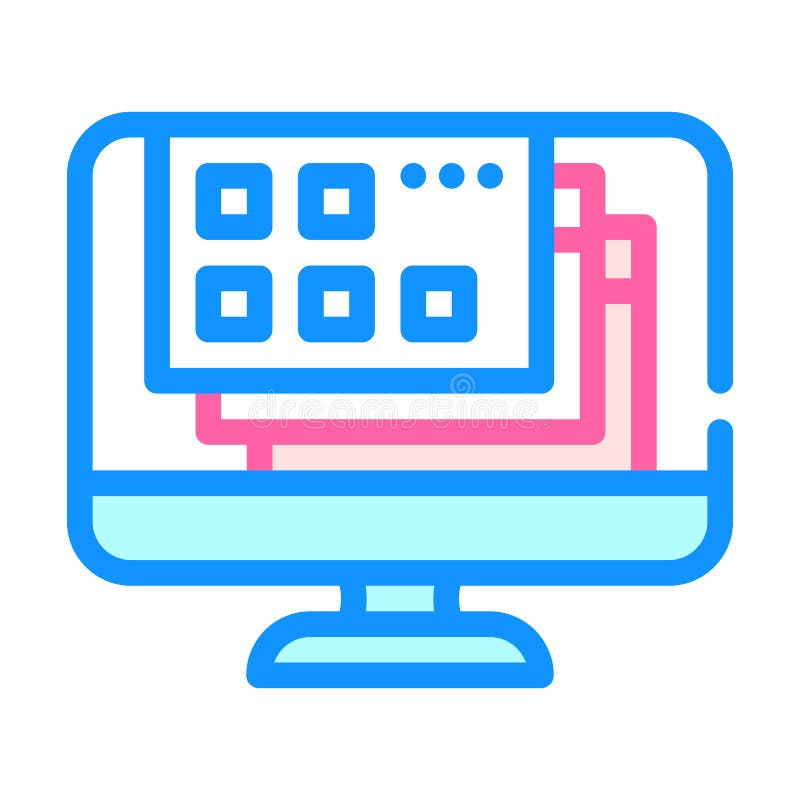 Windows Folders Icon Stock Illustrations – 55 Windows Folders Icon ...