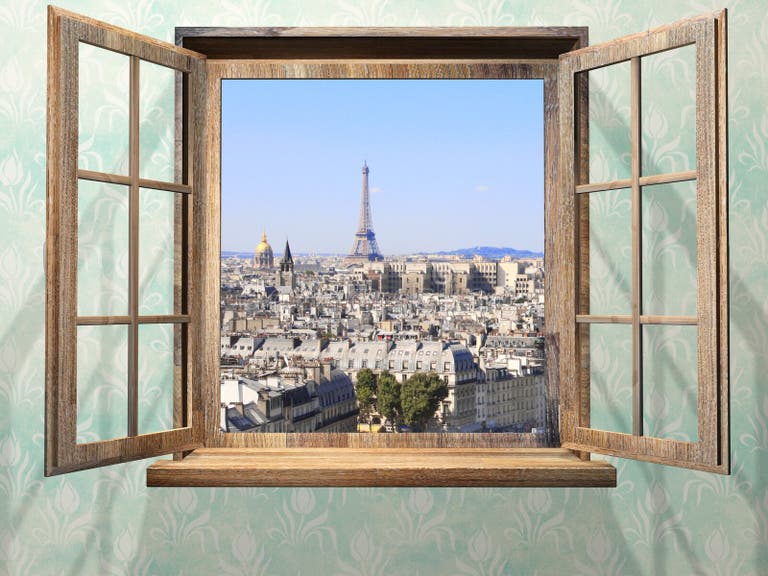Paris Window Stock Illustrations – 4,131 Paris Window Stock ...