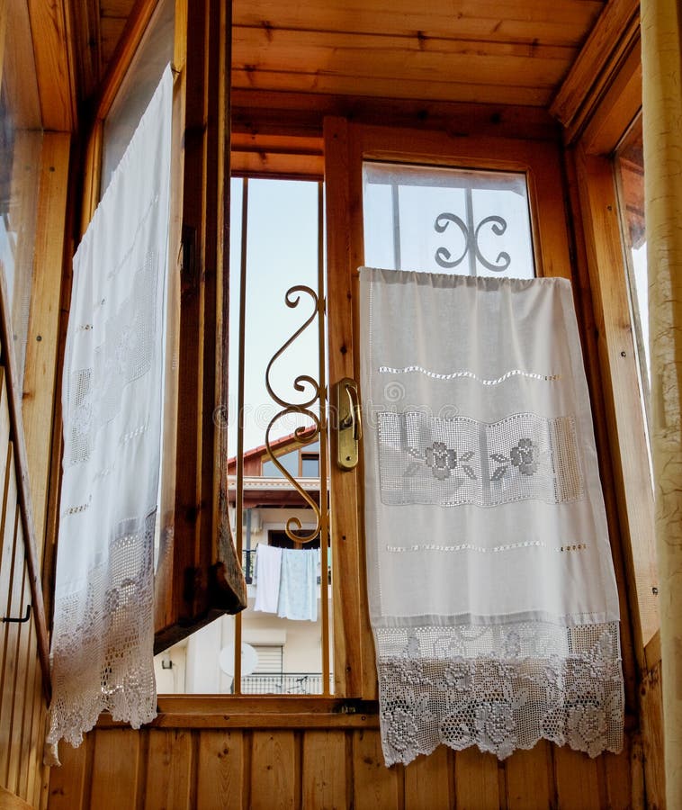 204 Opened Window Curtains Stock Photos - Free & Royalty-Free Stock ...