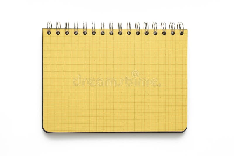 Yellow squared paper stock image. Image of attatched, important - 1981583