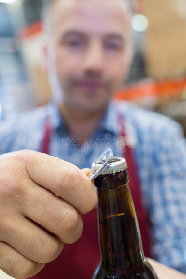 Opening bottle beer stock photo. Image of fizzy, color - 103632676