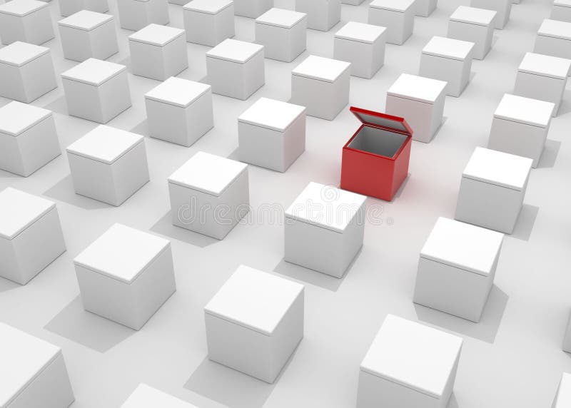 Opening Box stock illustration. Illustration of multiple - 5795535