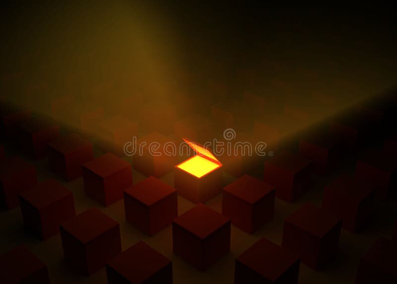 Wide Open Door Light stock illustration. Illustration of source - 6145010