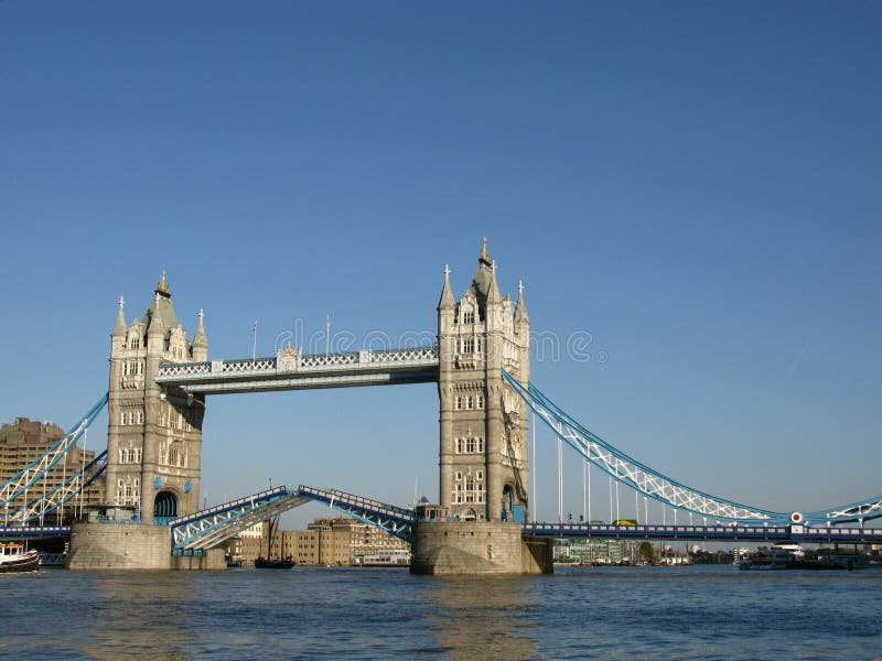 Opening the bridge stock photo. Image of thames, united - 21515890
