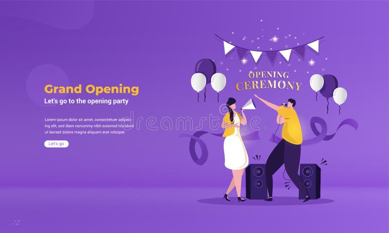 Cartoon Opening Ceremony Stock Illustrations – 381 Cartoon Opening ...