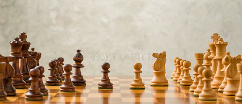 Opening of a chess game stock photo. Image of intelligence - 260705818