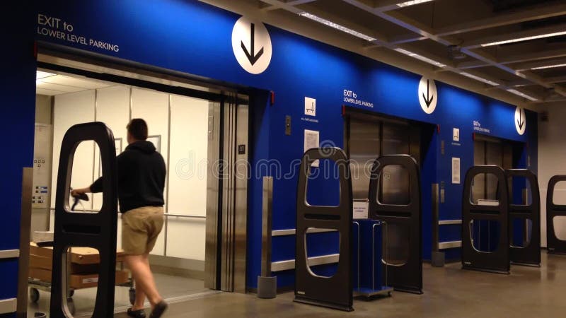 Elevator Doors Opening And Closing