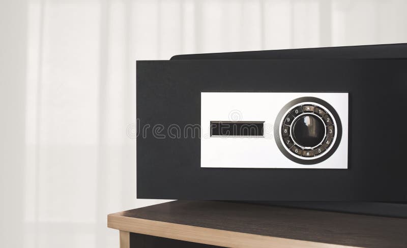 Digit code lock of safe stock image. Image of hotel - 248875267