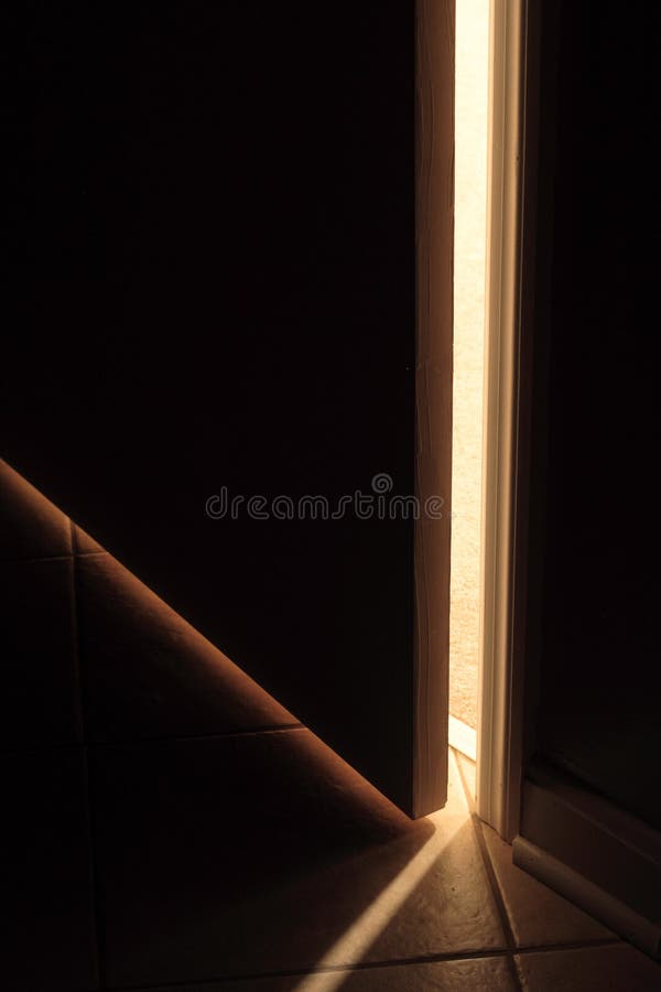 Opening Door stock photo. Image of curious, inside, seep - 1337862