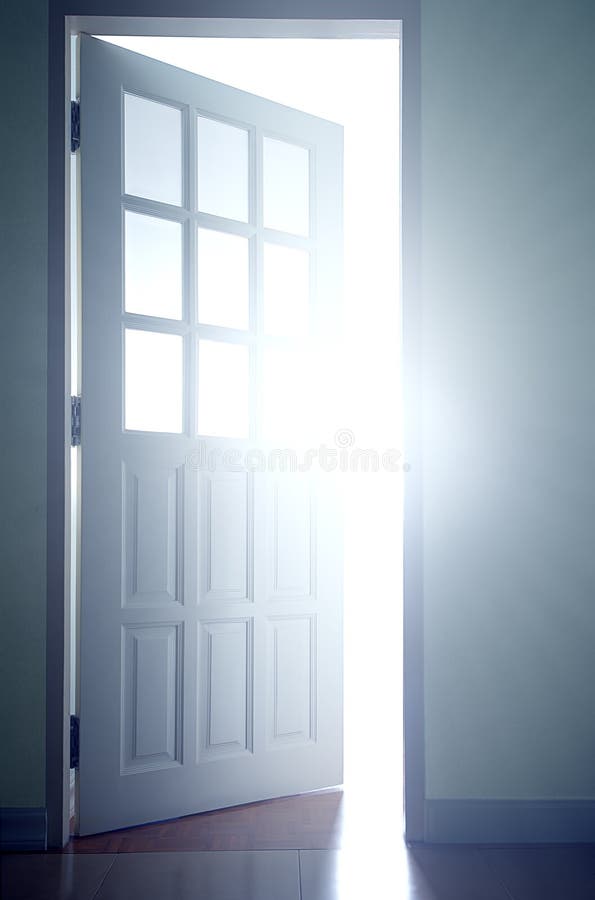 Opening door. stock photo. Image of leaving, life, doorframe - 27176102