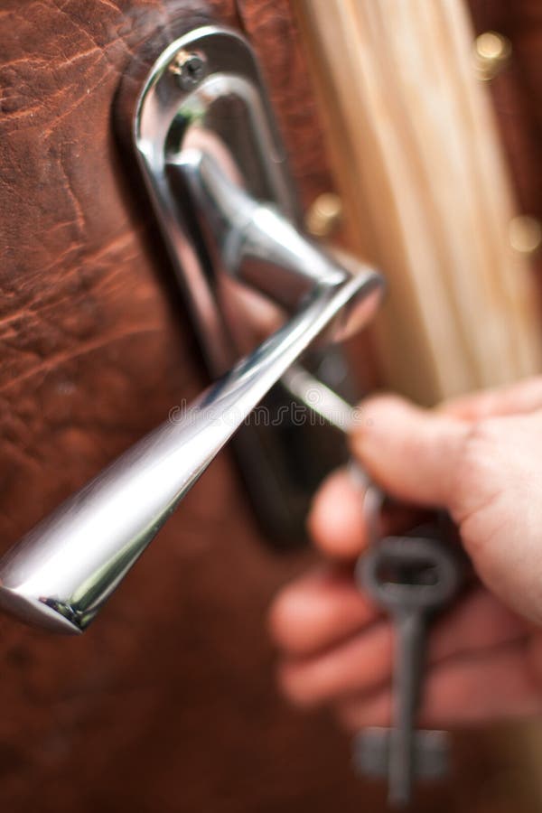 Opening door stock image. Image of front, door, metal - 50345169