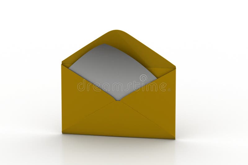 Opening e mail letter stock illustration. Illustration of postcard ...