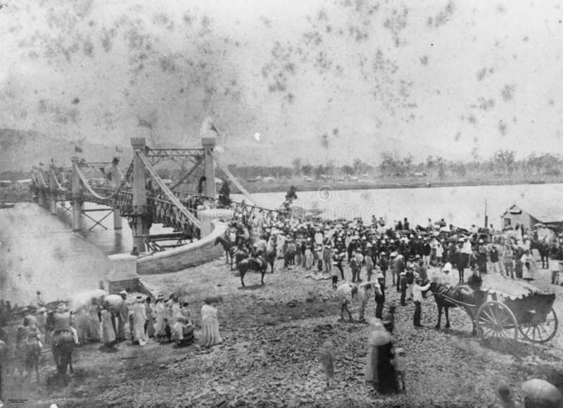 Opening Of The Fitzroy Bridge, Rockhampton, 1881 Picture. Image: 222450683