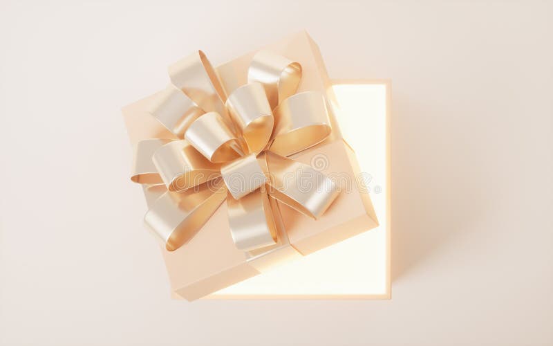 Opening Gift Box, Festivals and Celebrations, 3d Rendering Stock ...