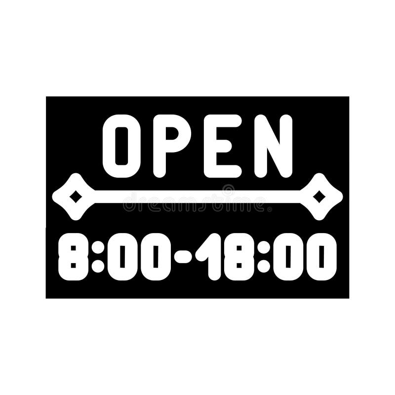 Opening Hours Stock Illustrations – 2,273 Opening Hours Stock ...