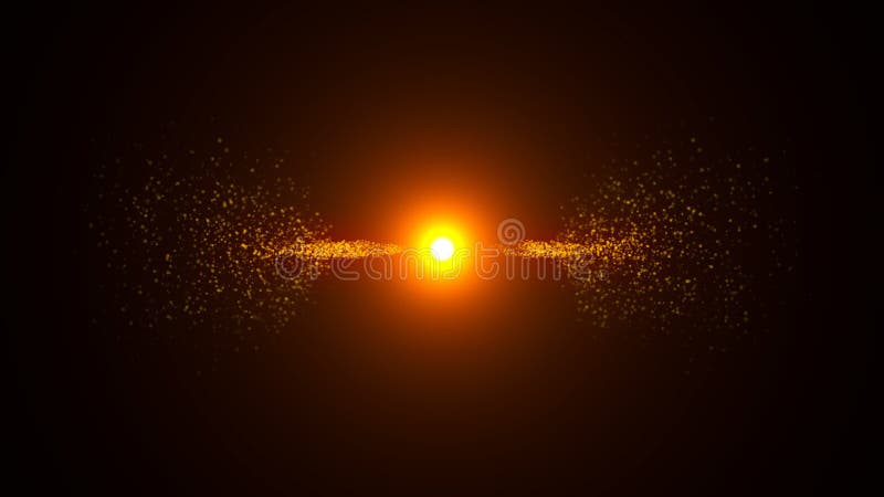 Opening Intro. Light, Particles. Digital Background Stock Illustration ...