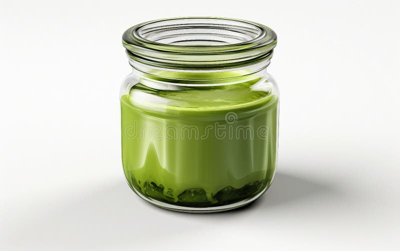 Opening a Jar with Green Paint on a Transparent Background -Generative ...