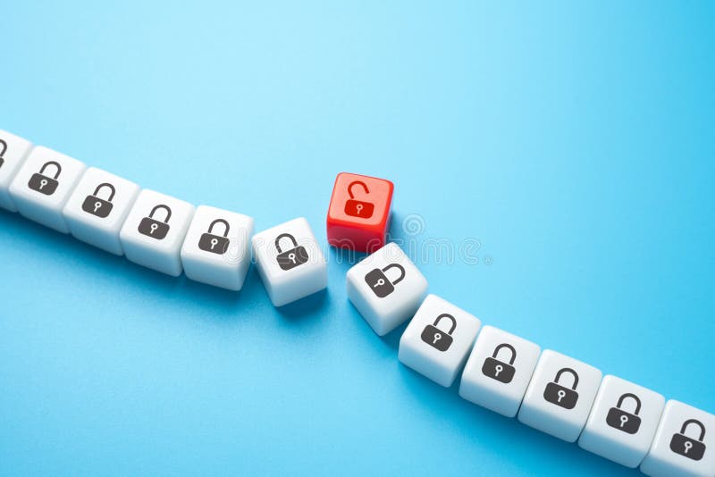 Opening a Padlock Breaks the Chain. Using the Correct Key or ...