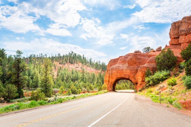 Opening in the rocks stock photo. Image of desert, sand - 84974168