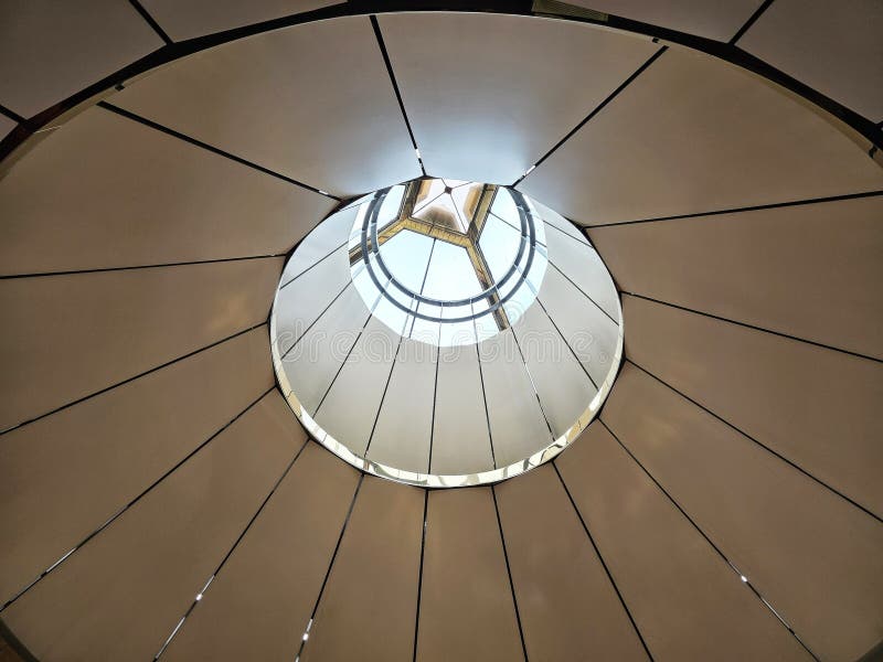 Opening Roof at the Top of the Dome. Stock Image - Image of sphere ...