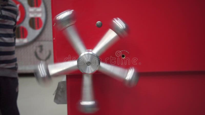 Opening the Safe, Rotating the Lock Stock Footage - Video of safe ...