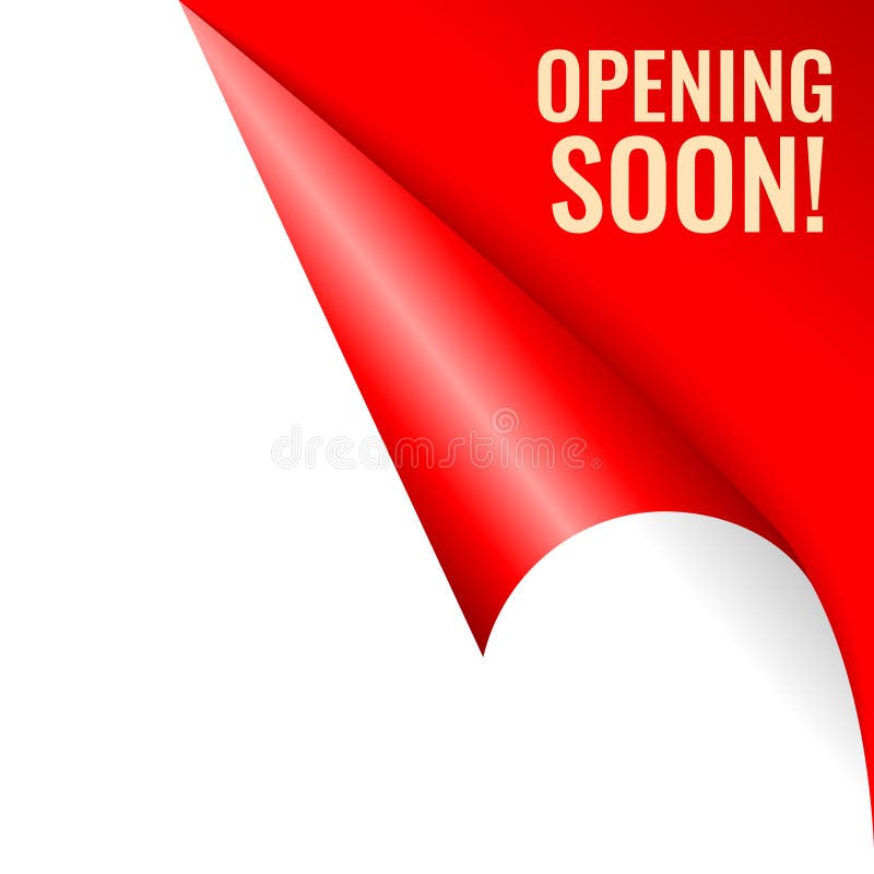 Opening soon stock illustration. Illustration of inform - 15096457