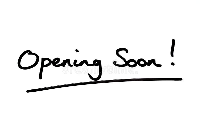 Opening Soon Notice Board Stock Illustrations – 62 Opening Soon Notice ...