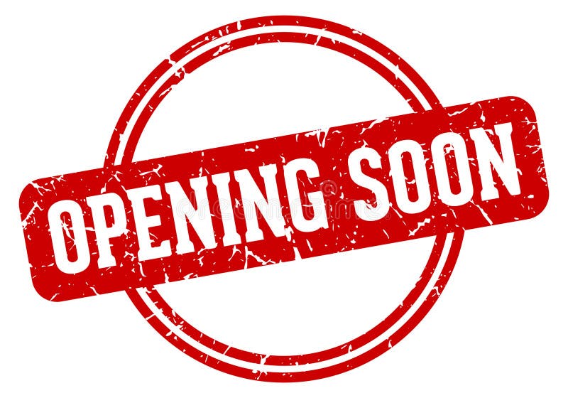 Opening soon stock vector. Illustration of soon, peeler - 124337643