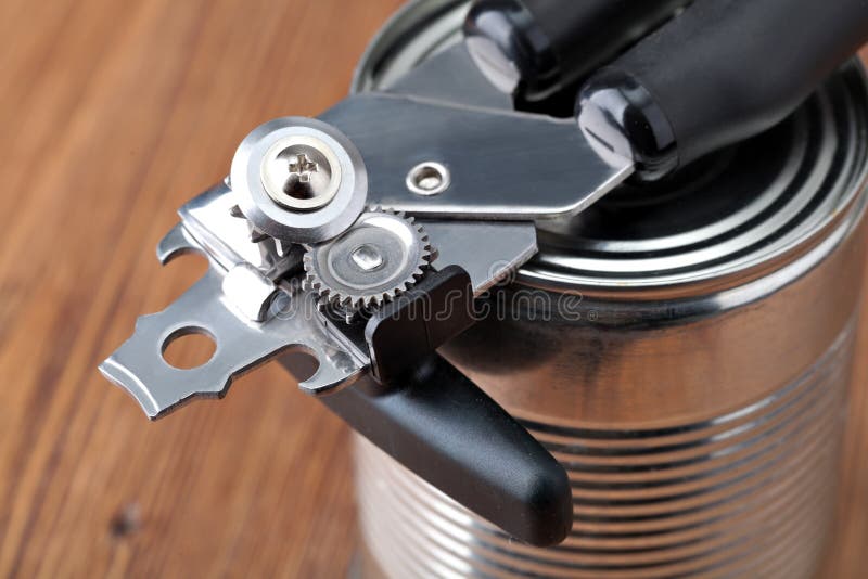 Opening tin can stock image. Image of opener, manual - 33560261