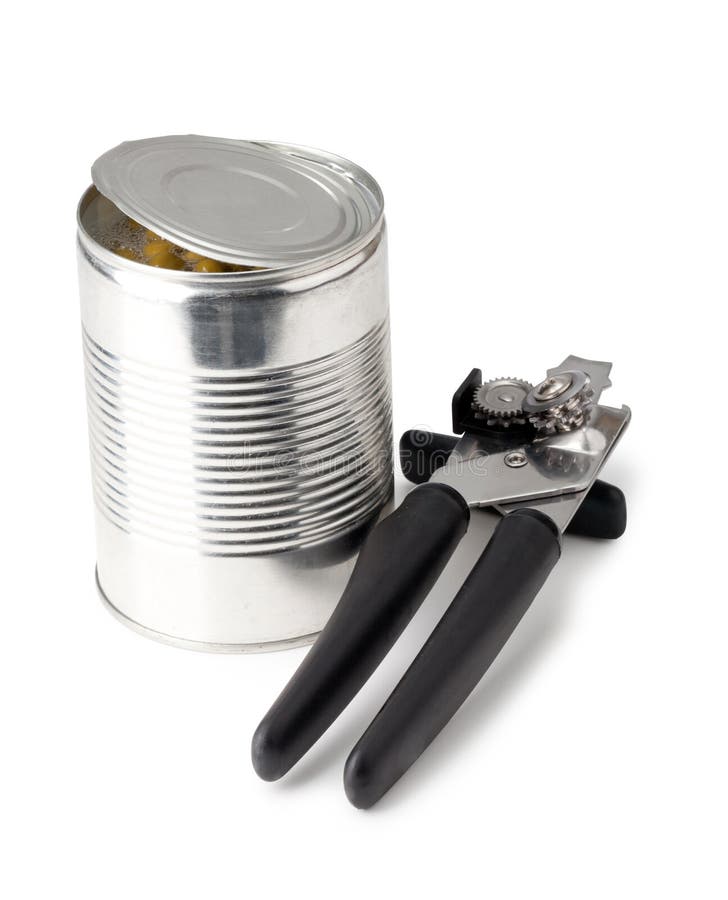 Opening tin can stock image. Image of opener, manual - 33560261