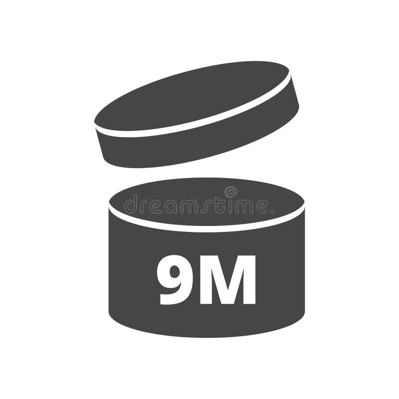 After Opening Use 9 Months Sign Icon Stock Vector - Illustration of ...