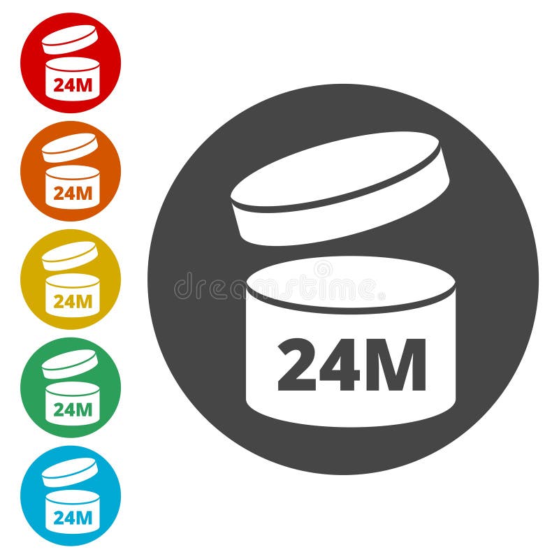 After Opening Use 24 Months Sign Icon Stock Vector - Illustration of ...
