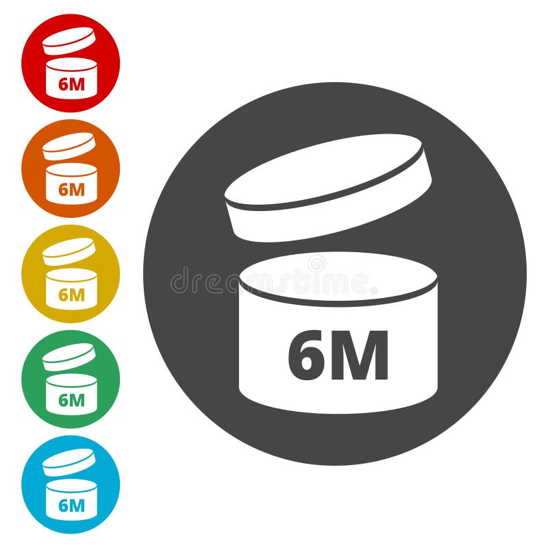 After Opening Use 12 Months Sign Icon. Stock Vector - Illustration of ...