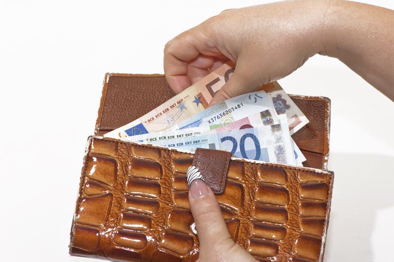 Opening a Wallet stock photo. Image of finance, open - 42224348