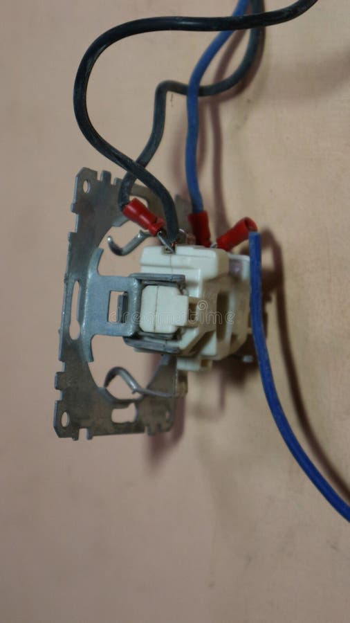 The Socket is Damaged and is Being Repaired Stock Image - Image of ...