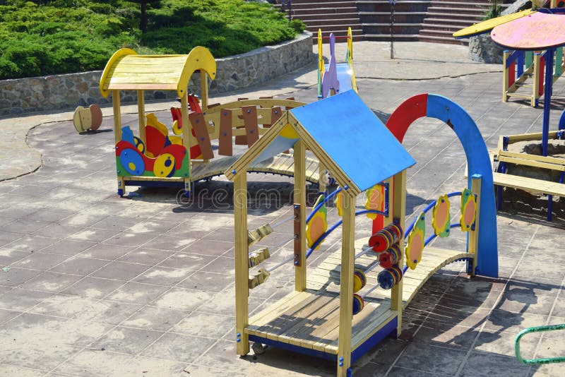 Openspace Nursery Playground Stock Photo - Image of openspace, game ...