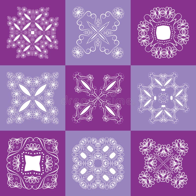 Openwork Element for Design, Napkin, Fabric. Vector Stock Vector ...