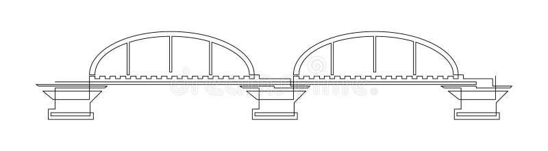 Openwork Metal Bridge in the Medieval Style Over the River. Lanterns on ...