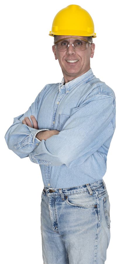 Operário de sorriso imagem de stock. Imagem de caucasiano - 39101089