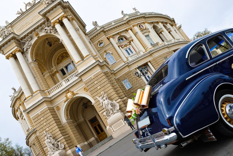 Opera and Ballet Theater Exterior Stock Image - Image of europe ...