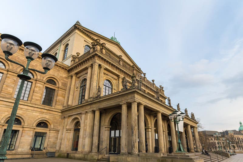 Opera Building Hannover Germany Stock Image - Image of german ...