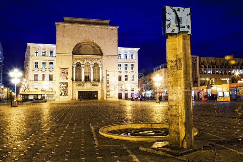 Opera building timisoara editorial photo. Image of building - 32964406