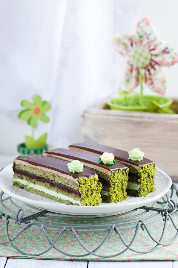 Opera cake stock image. Image of birthday, culture, gourmet - 54263905