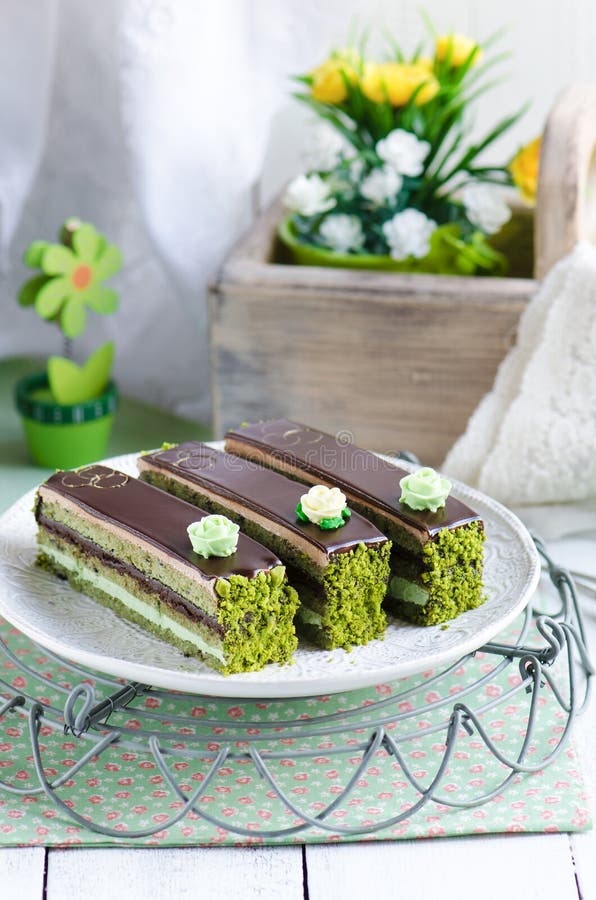 Opera cake stock photo. Image of dessert, gourmet, culture - 54264008