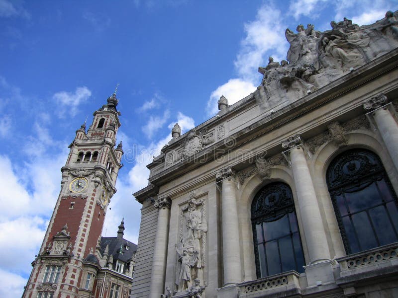 The Opera and Chamber of Commerce Stock Image - Image of ornamented ...