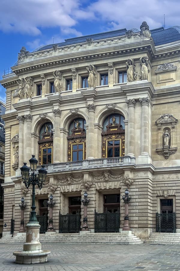 Opera-Comique, Paris, France Stock Photo - Image of landmark, comique ...