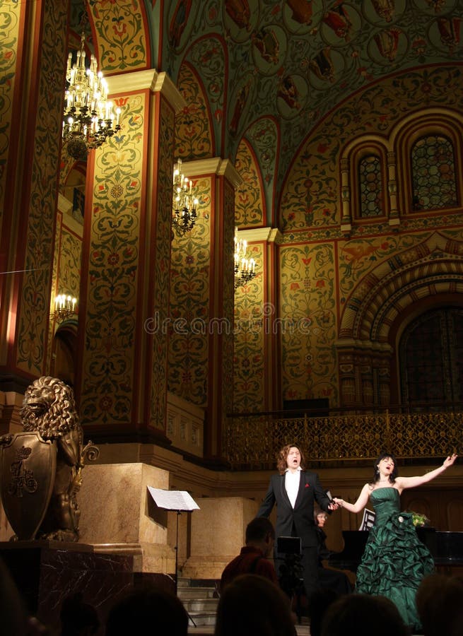Opera Concert in Moscow State Historical Museum Editorial Image - Image ...