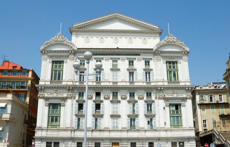Opera de Nice stock image. Image of center, landmark - 32399549