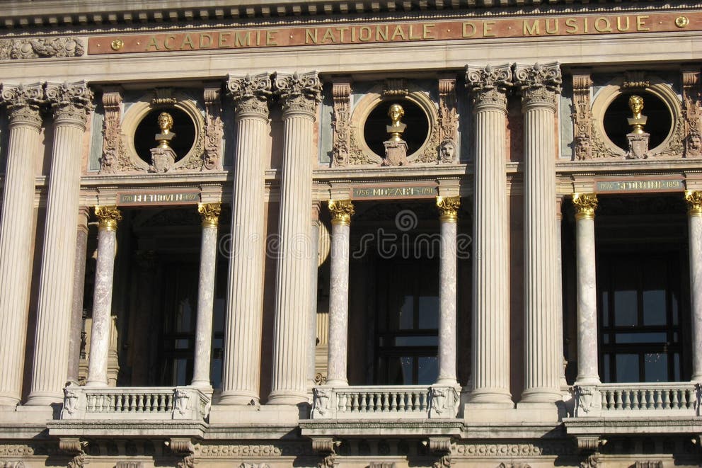 Opera de Paris Garnier stock photo. Image of bust, france - 1753208